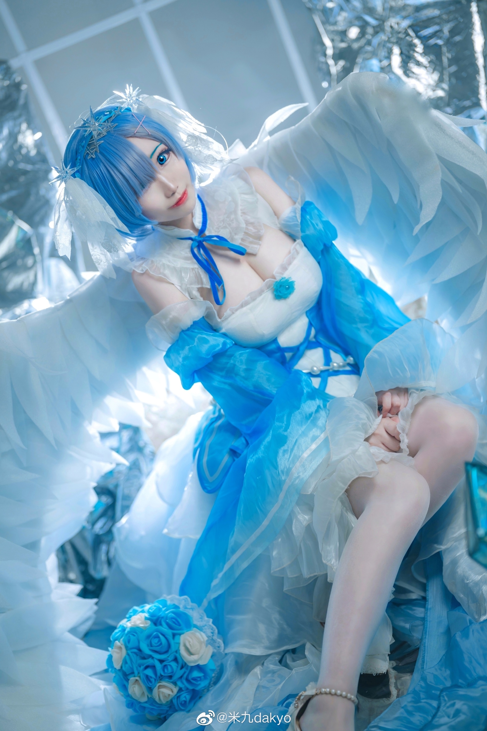 【COS】Re：从零开始的异世界生活 四只蕾姆祝你周四快乐， 今天的你也很棒哦~@米九dakyo - 次元小镇